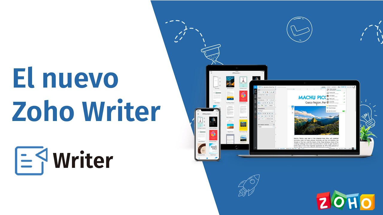 Presentamos el nuevo Zoho Writer | ZOHO - YouTube