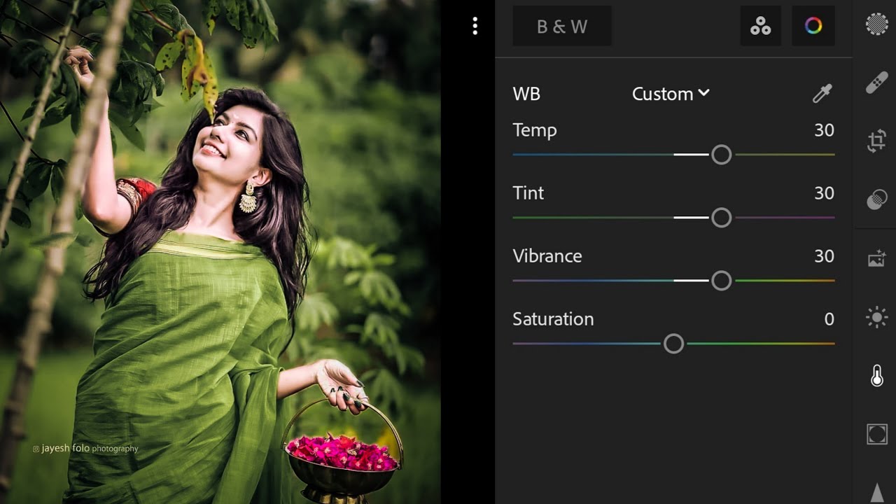 lightroom dark green tone photo editing tutorial \\ lr photo edit ...