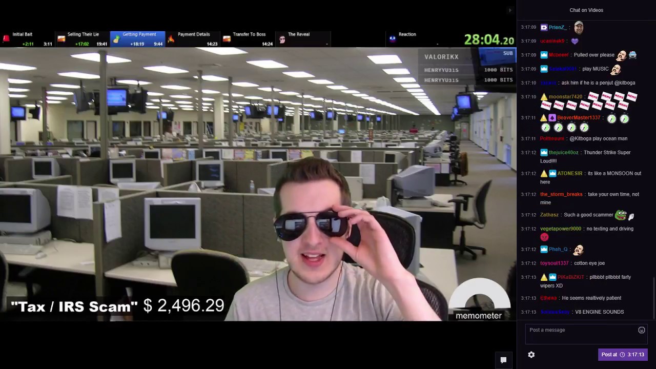 Kitboga Convinces Scammer He's Driving a Car and Gets Pulled over by ...