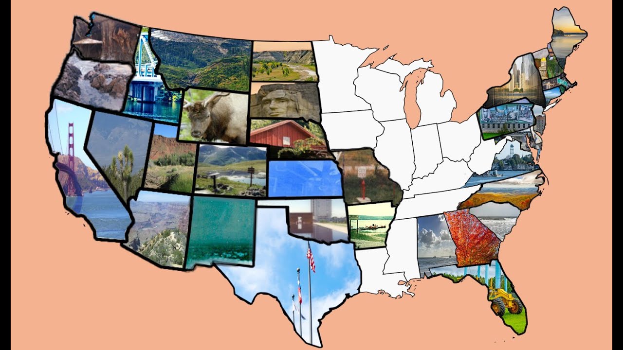 Visited US States Map Poster Project - YouTube