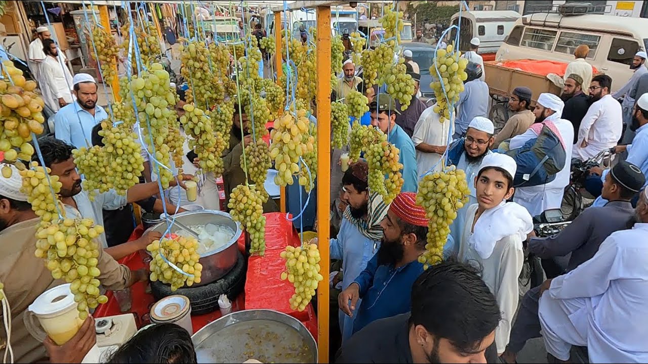 انگور کا شربت | Refreshing Street Drink Grape Juice | Amazing Street ...