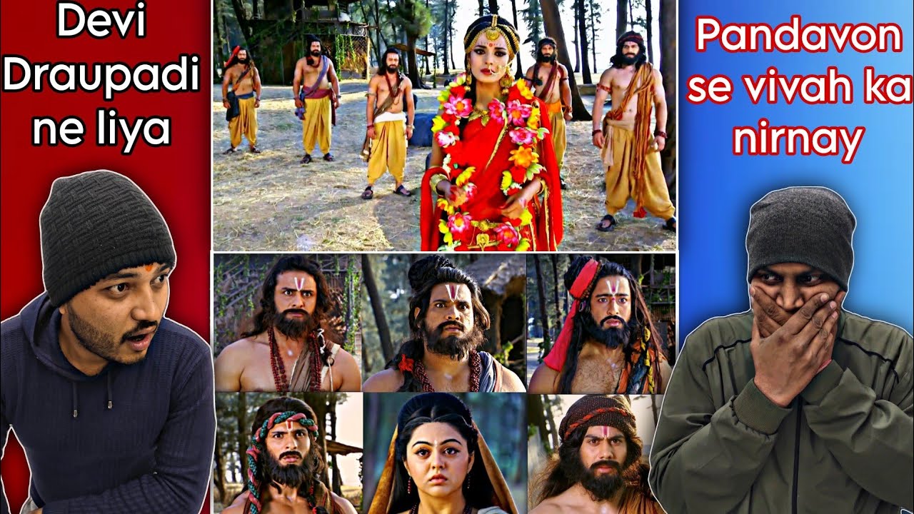 Mahabharat Episode 107 Part 1 | Reaction | Devi Draupadi decided to marry Pandavas. - YouTube
