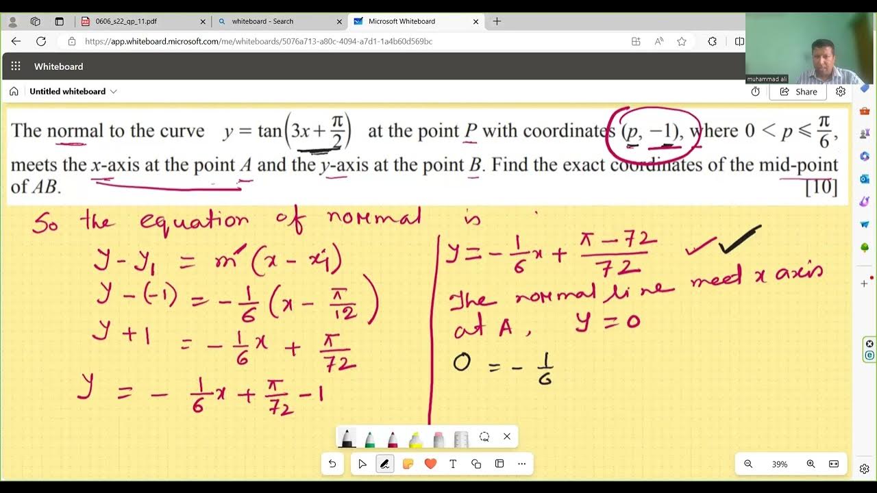 Cambridge IGCSE | Add math | 0606_s11 | q10 - YouTube