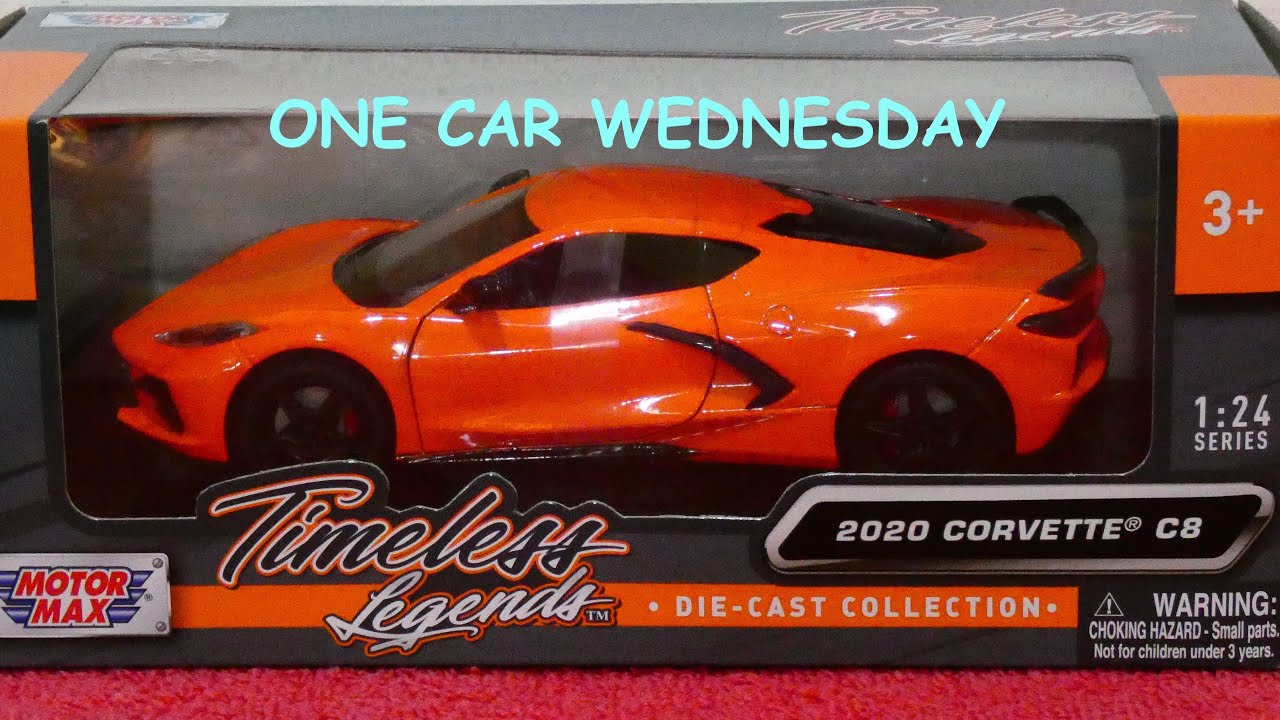 Motor Max TIMELESS LEGENDS 2020 CORVETTE C8 1:24 Scale - YouTube