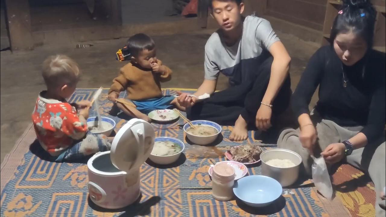 ua fawm rau peb cov niam txiv tub noj hmo qab kawg noj tag nrho - YouTube