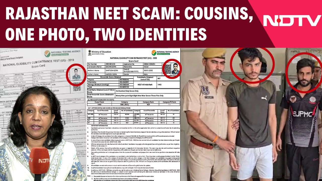 NEET Exam Scam | Rajasthan Police Arrest 2 Medical Students For Pulling ...