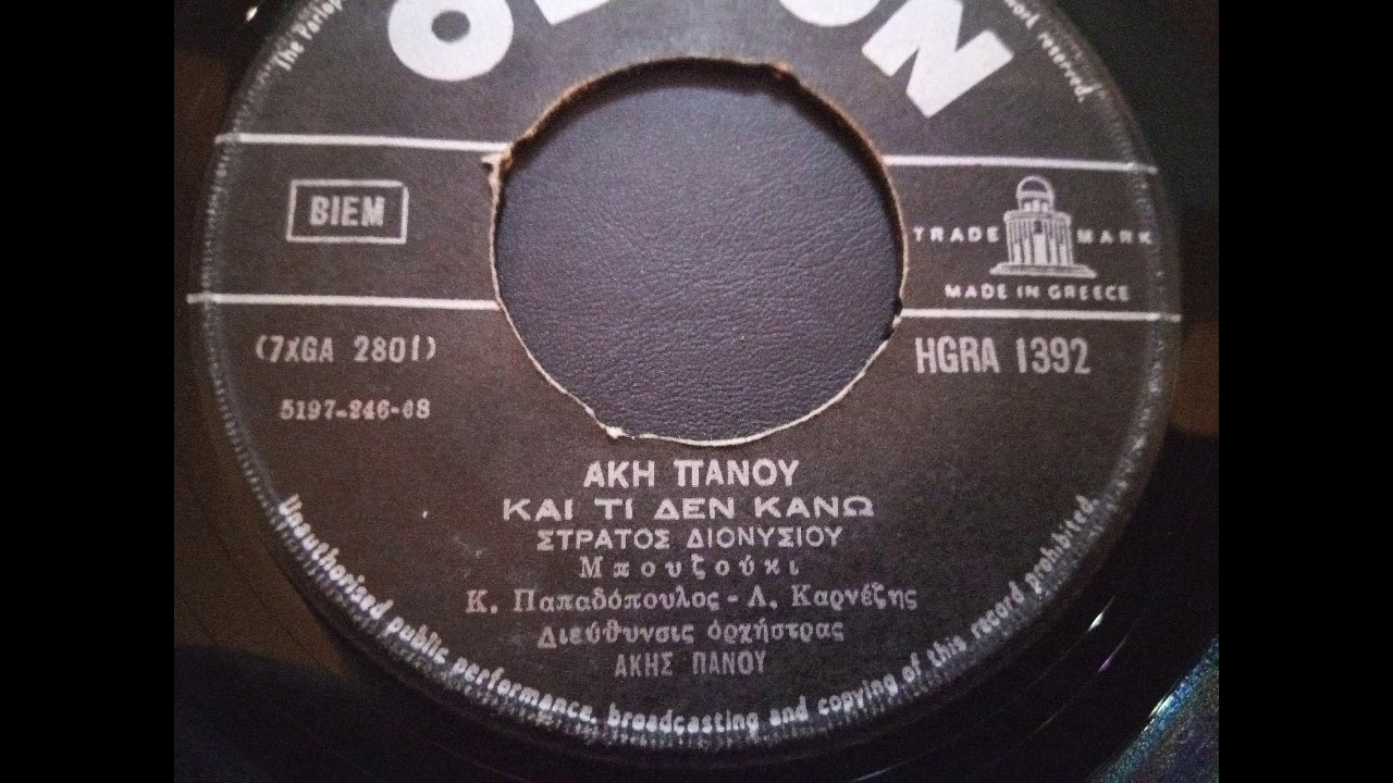 ΔΙΟΝΥΣΙΟΥ ΣΤΡΑΤΟΣ ΚΑΙ ΤΙ ΔΕΝ ΚΑΝΩ - YouTube