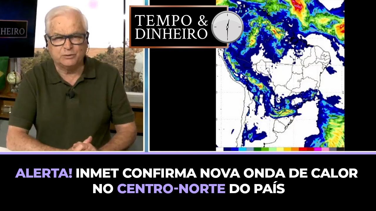 Alerta! Inmet confirma nova onda de calor no centro-norte do país - YouTube