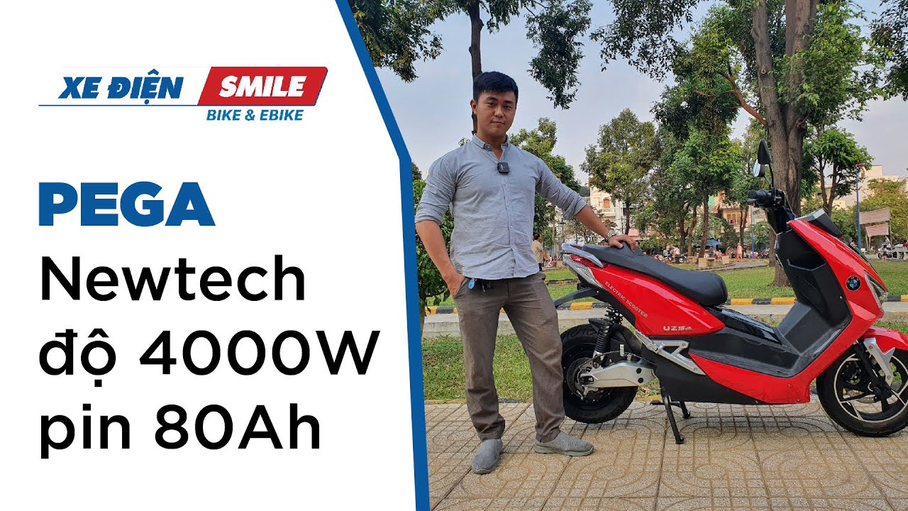 PEGA Newtech 4000W độ hơi bị khủng!! | Xe Điện Smile - YouTube