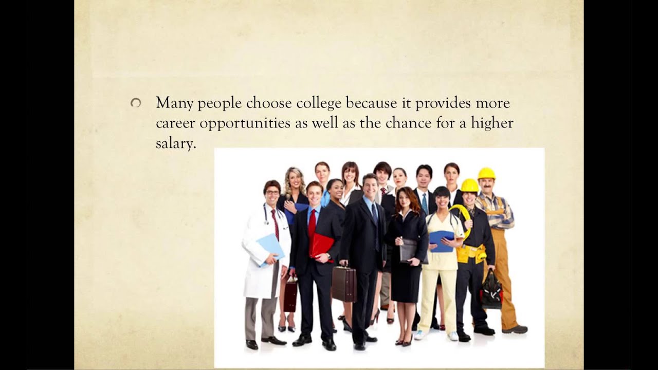 Why College is Important video - YouTube
