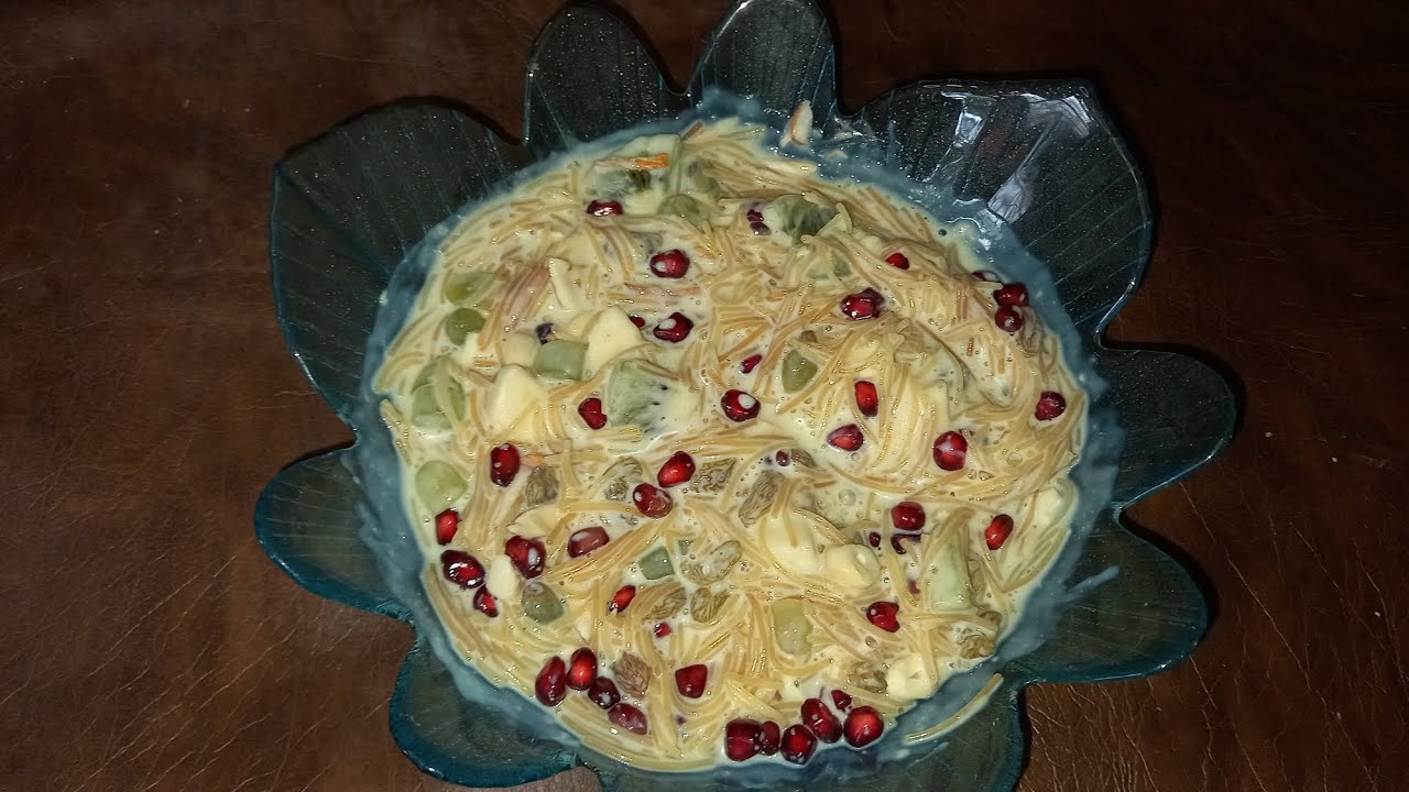 Fruit Custard Sevaiya | Easy and Quick Recipe - YouTube