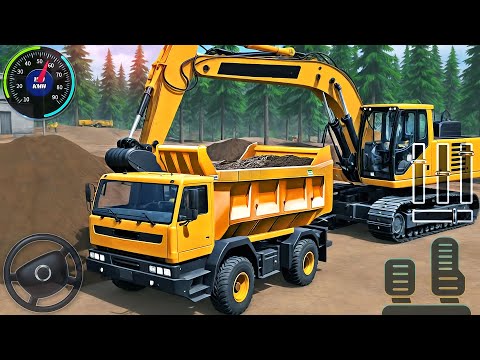 Heavy City Construction Simulator 3D - Real Highway Excavator Vehicles Builder - Android GamePlay