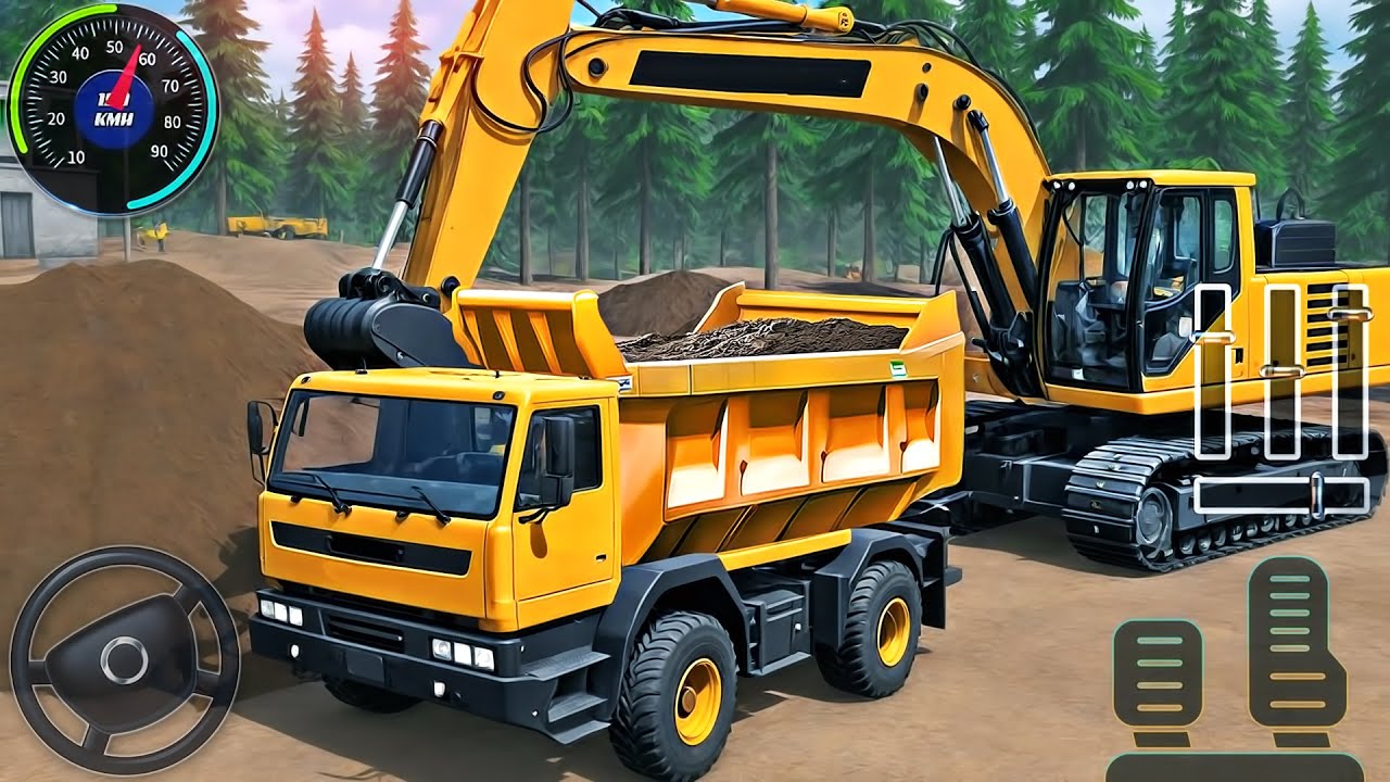 Heavy City Construction Simulator 3D - Real Highway Excavator Vehicles Builder - Android ...