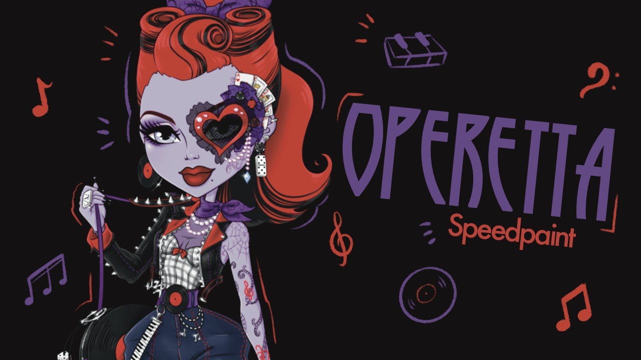 OPERETTA 🎵 SPEEDPAINT (2023) #art #monsterhigh #drawing - YouTube