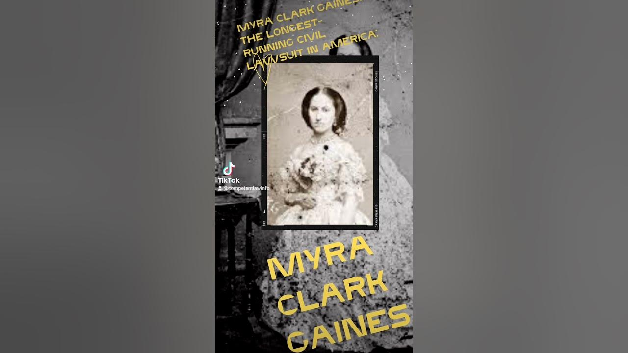 Lawsuit history maker, Myra Clark Gaines - YouTube