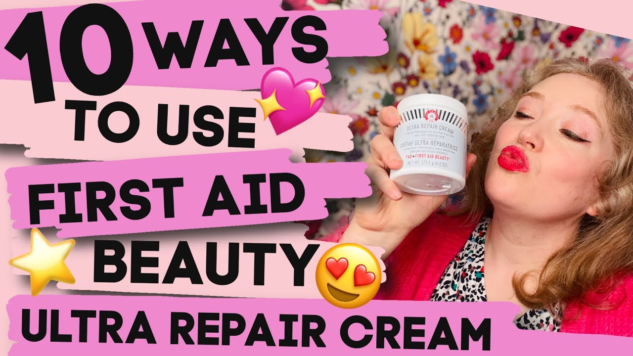 TEN ways to use First Aid Beauty Ultra Repair Cream + REVIEW - YouTube