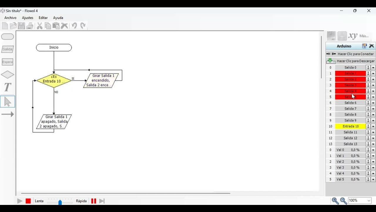 Arduino con decisión y sonido, Flowol - YouTube