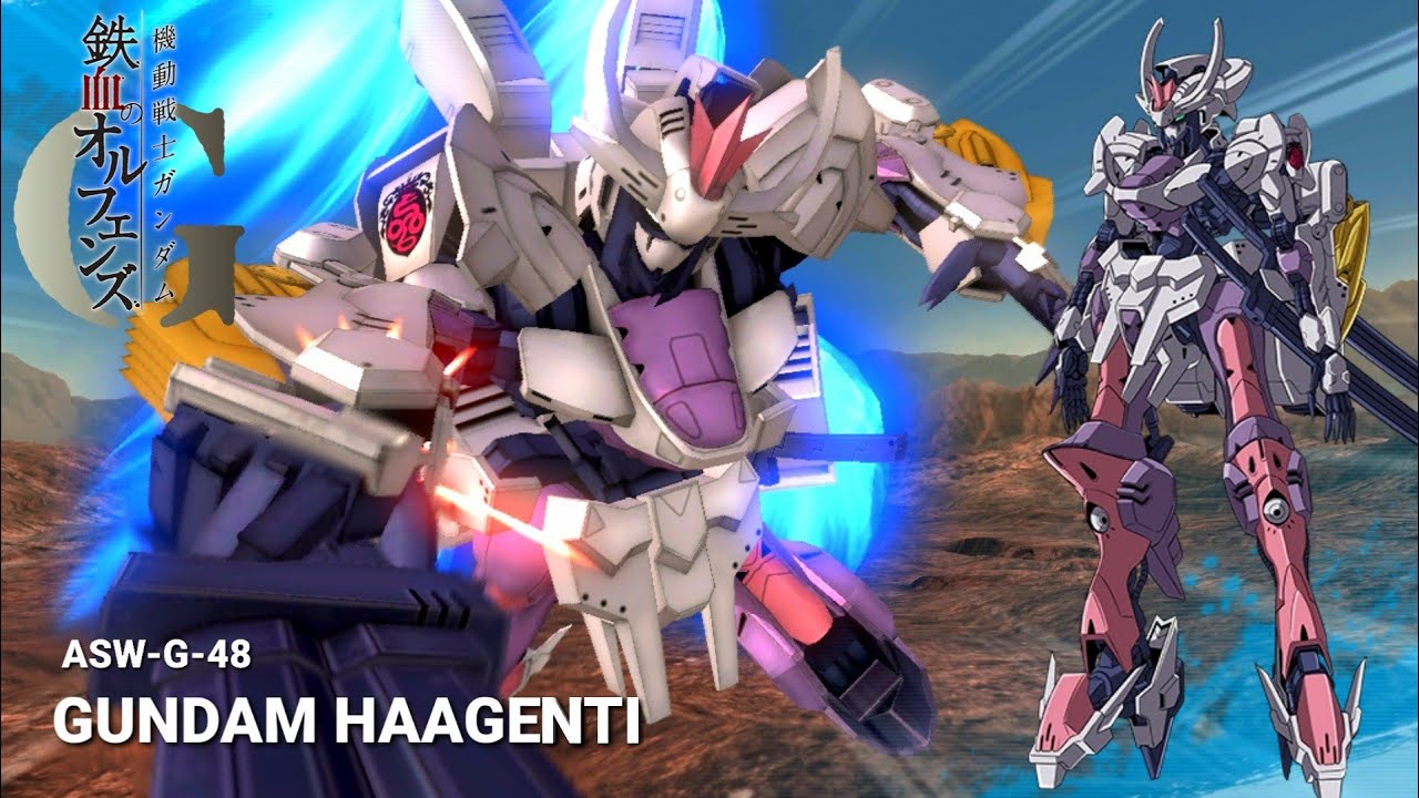ASW-G-48 Gundam Haagenti | IRON-BLOODED ORPHANS G - YouTube