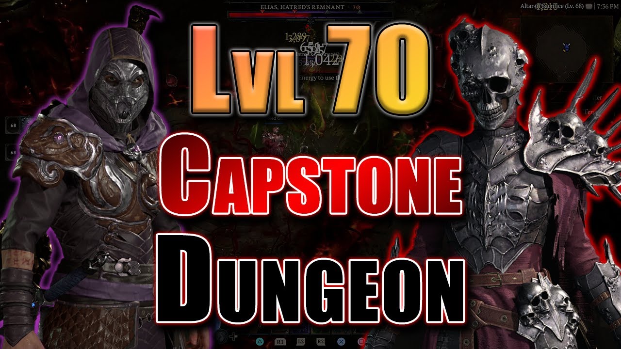 Rogue & Necromancer Level 70 Capstone Dungeon Clear | Diablo 4 - YouTube