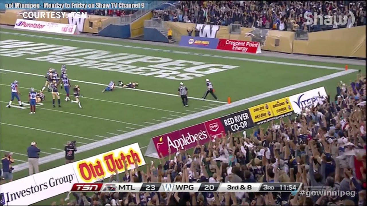Blue Bombers Inaugural Game 2013 - YouTube