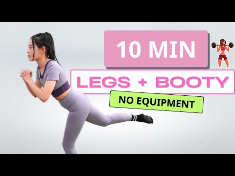 10 MIN LEG/BOOTY/THIGH WORKOUT (No Equipment Killer Legs) - YouTube