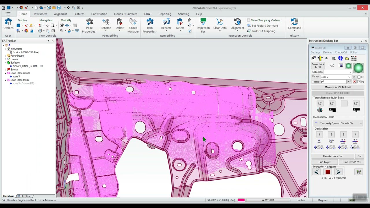 Live Meshing in SpatialAnalyzer - YouTube