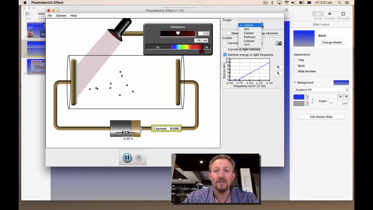 Photoelectric Effect PhET simulation - YouTube