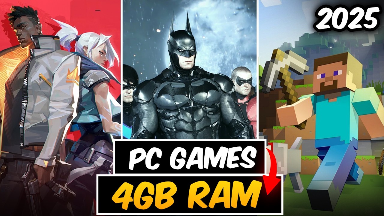Top 10 Games For *4GB RAM* PCs | Low End PC Games I High Graphics - YouTube