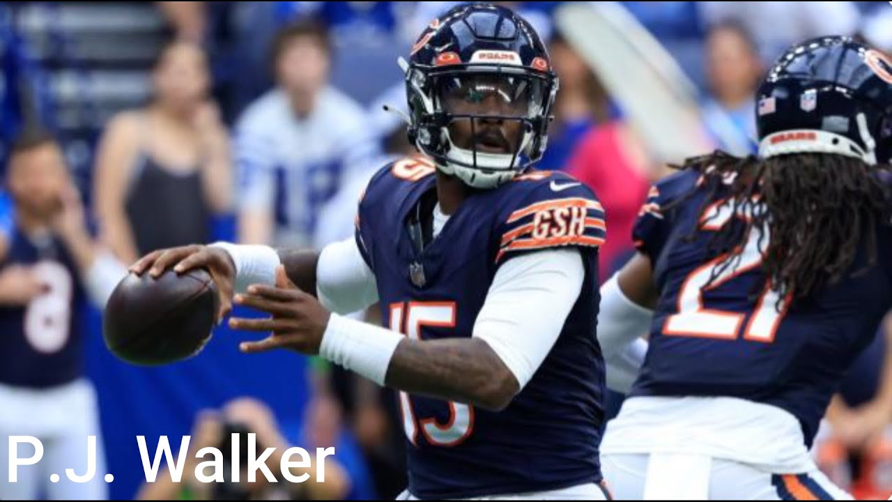 Bears Drop Backup QB P J Walker from Roster - YouTube