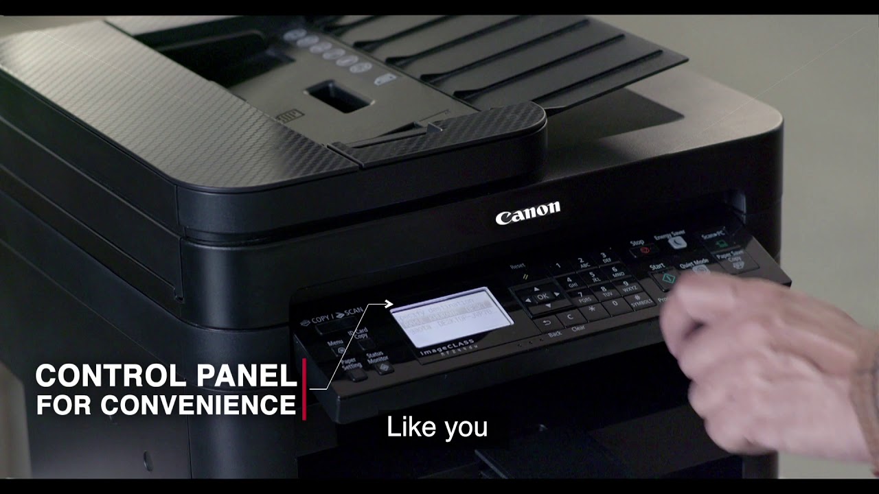 Multifunction Laser Printers - Control Panel for convenience - YouTube