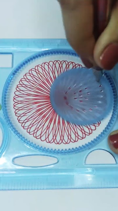 ASMR Spiral Therapy with Spirographs | Satisfying Sounds! #art #shorts #spirograph #trending # ...