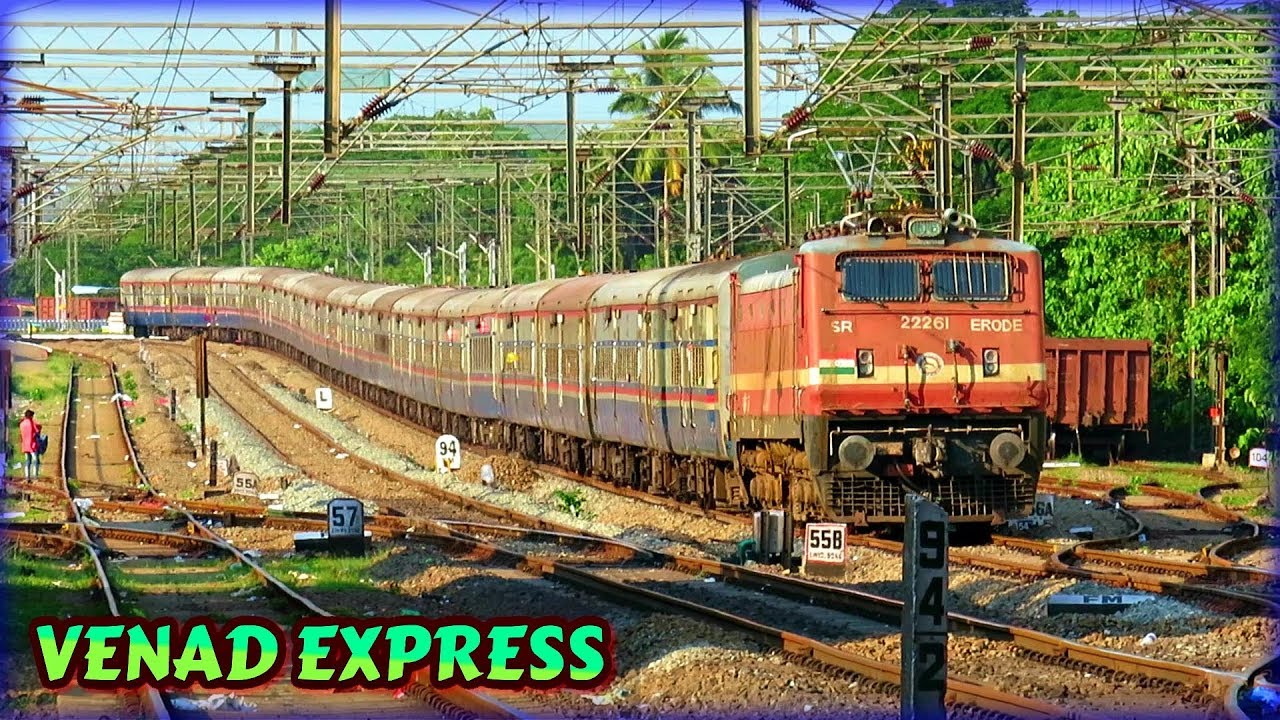 Venad Express with Brand New LHB Coach from November 7 - YouTube