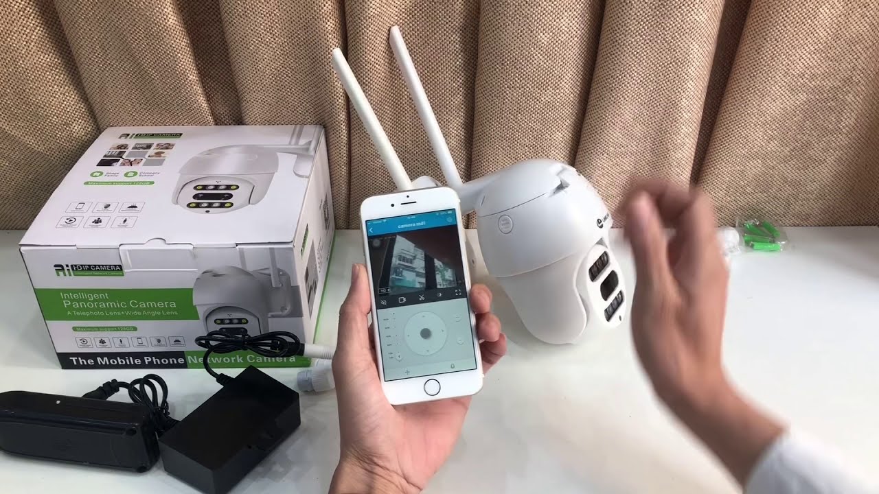 Camera Wifi PTZ 2021- 4.0MP Trang Bị 2Thấu Kính Zoom Số 10X Hướng Dẫn ...