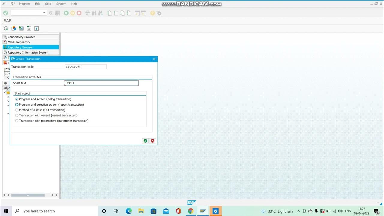 RADIOBUTTON MODULE POOL PROGRAMMING PART2. - YouTube