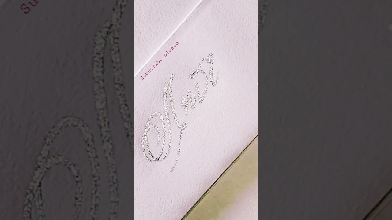 'Anvi' in cursive writing ️ | Calligraphy modern style Anvi name in 16 ...