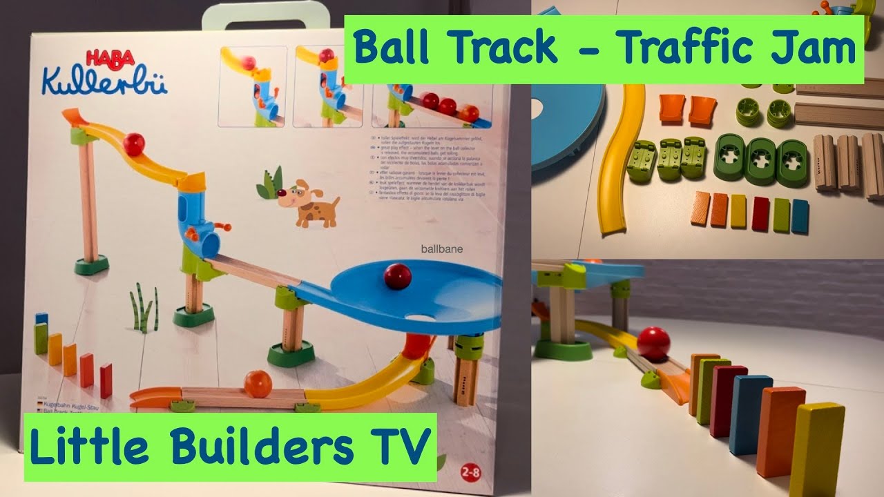 How To Build Ball Track | Haba Traffic Jam | For Kids | - YouTube