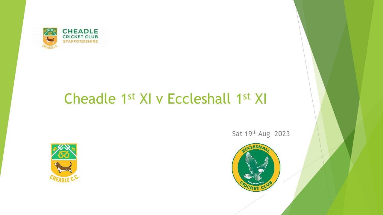North Staffs and South Cheshire League - Premier Division - Cheadle CC ...
