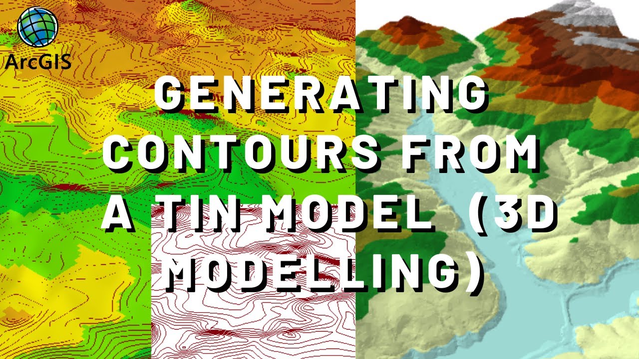 Generating Contours From Tin Model And Raster Model - YouTube