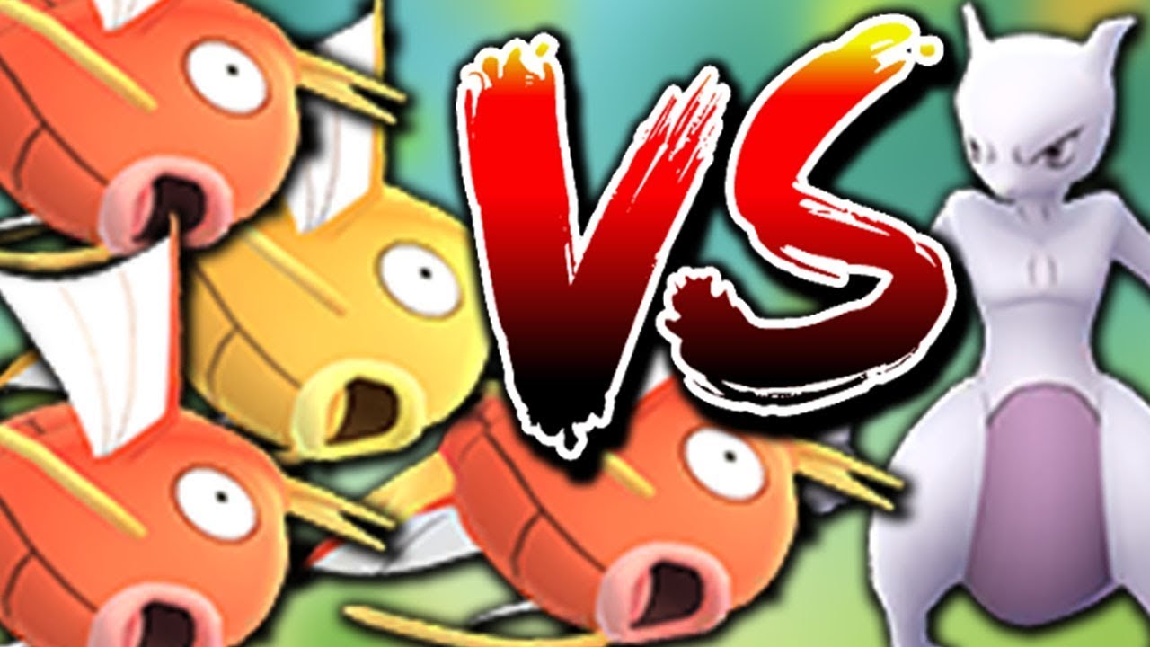LE COMBAT DU SIÈCLE : MAGICARPE VS MEWTWO - POKÉMON GO - YouTube