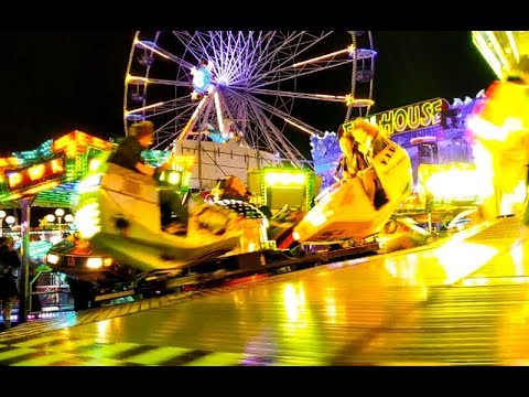High Speed Break Dance Swing in Holland FunFair (Leiden Holland ...