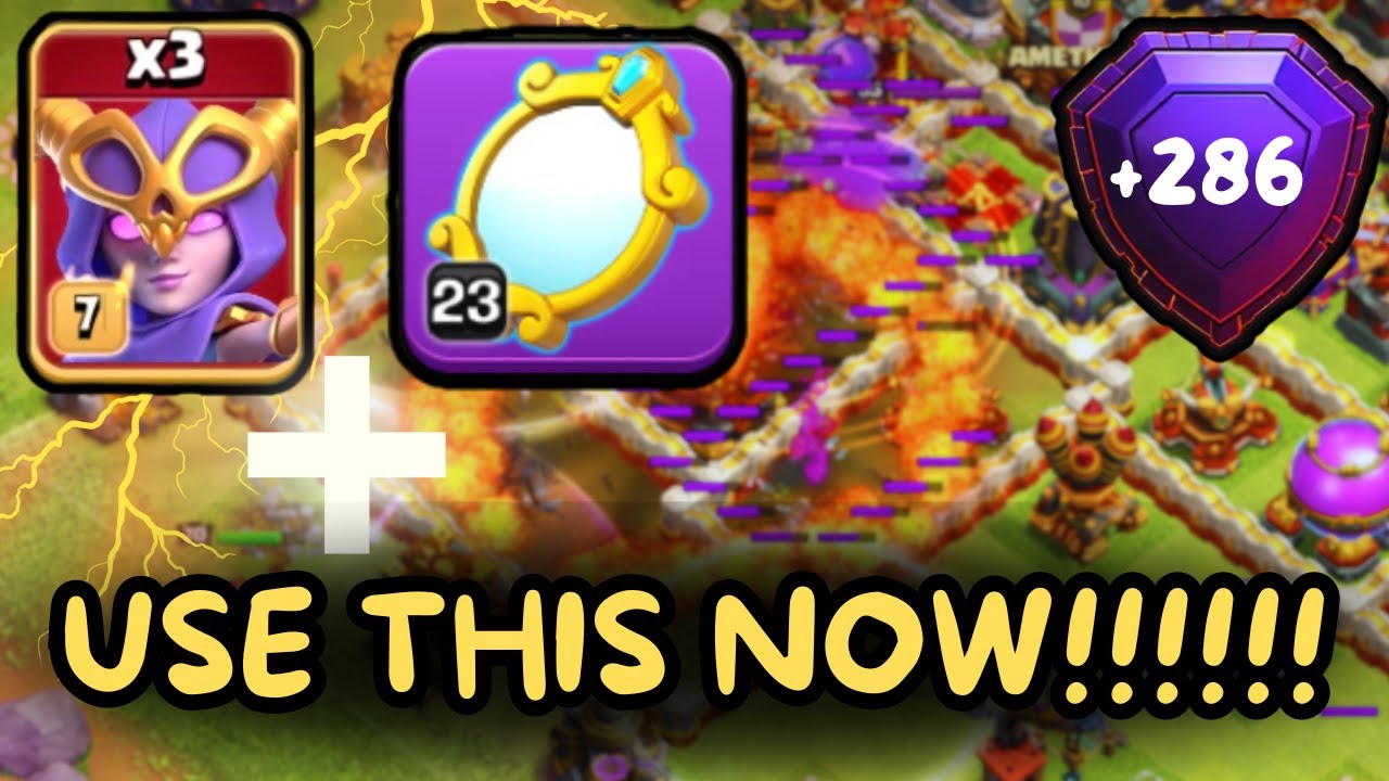 MAGIC MIRROR is AMAZING with SUPER WITCHES + FIREBALL | Best TH 16 ...