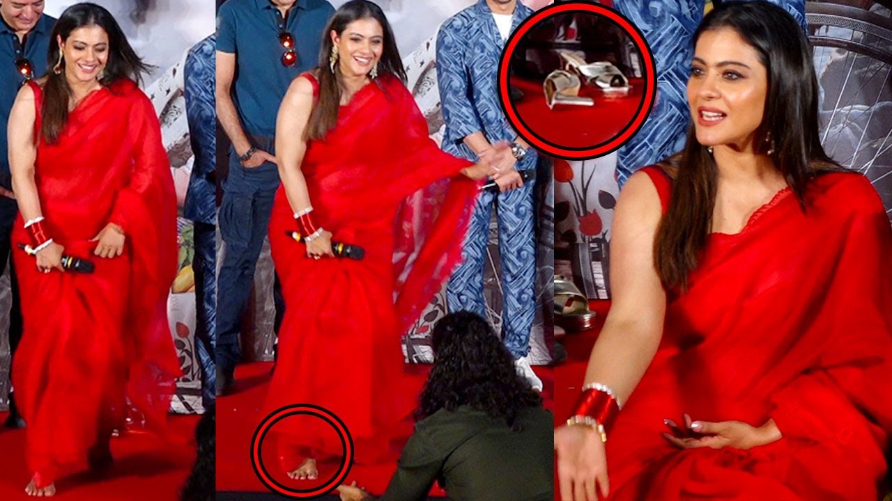 High Heels👠 से Pareshan Kajol ST@Ge पे Baithi Bina Chappal के Kajol ...