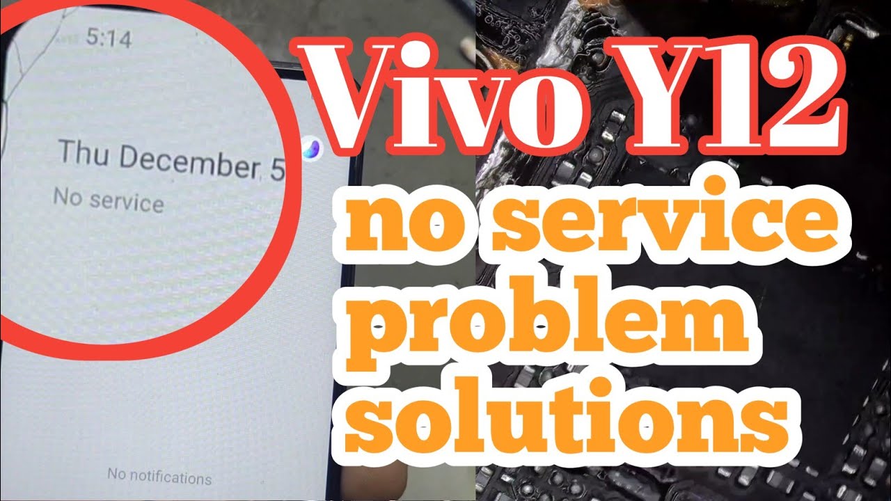Vivo Y12 no service problem solutions - YouTube