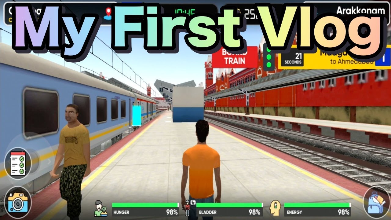 My First Vlog in Train! Indian Train Traveller #myfirstvlog - YouTube