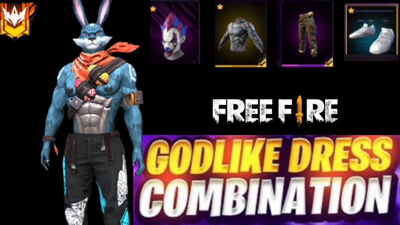 FREE FIRE GOD LIKE DRESS COMBINATION || @SESTA. 🔥 - YouTube