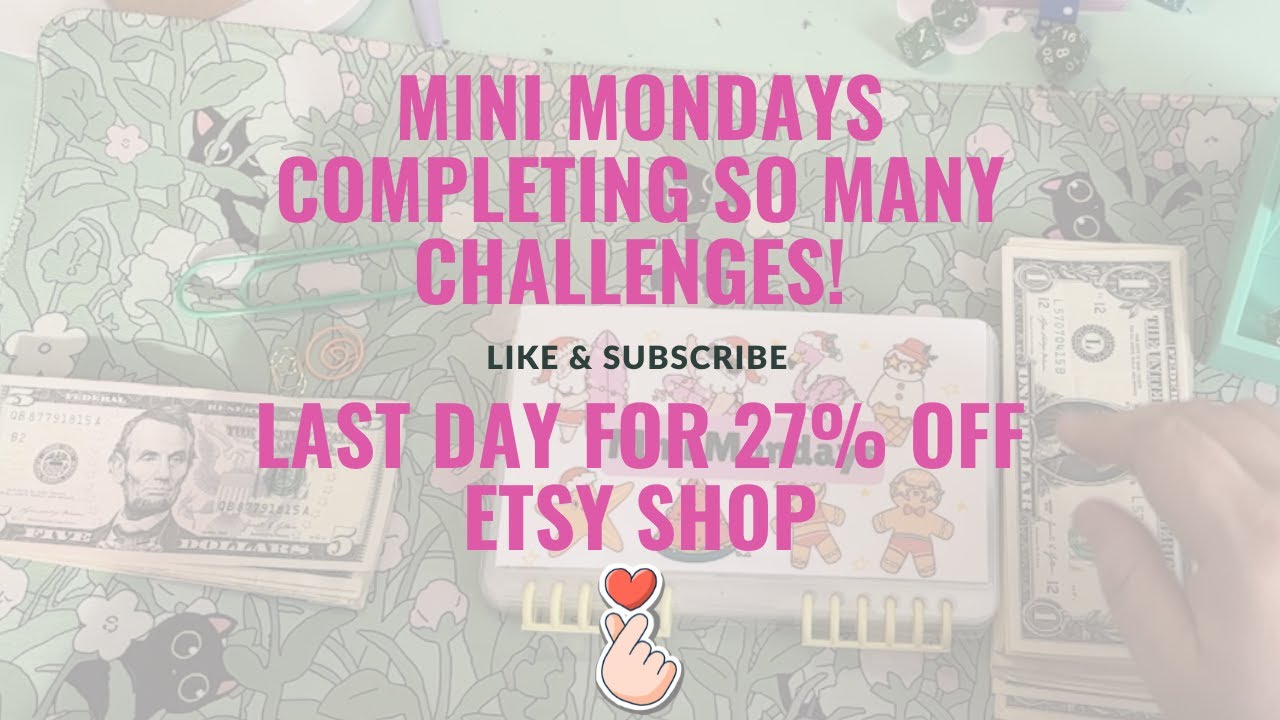 Mini Monday Completing SO MANY Challenges - YouTube