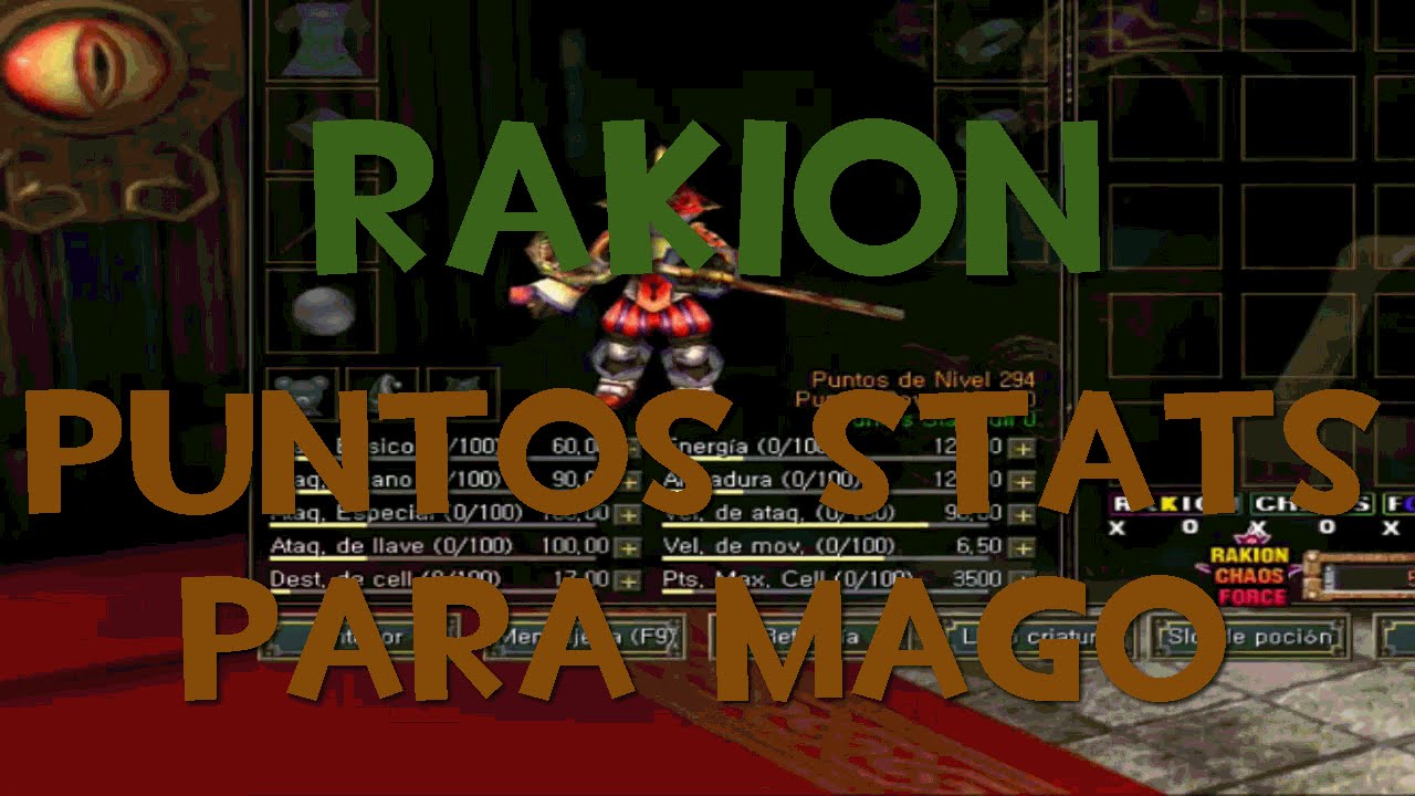 Rakion | Tutorial Puntos Stats para Mago ANALERO - YouTube