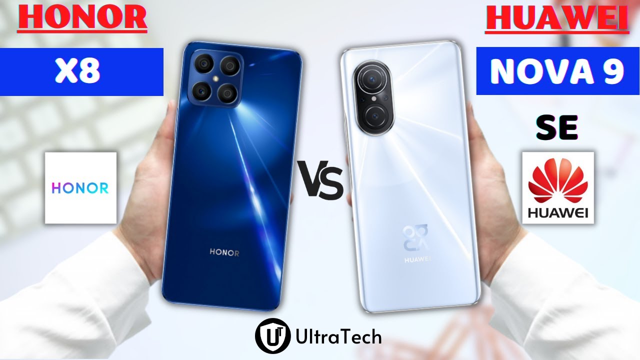 Honor X8 vs Huawei Nova 9 SE - YouTube