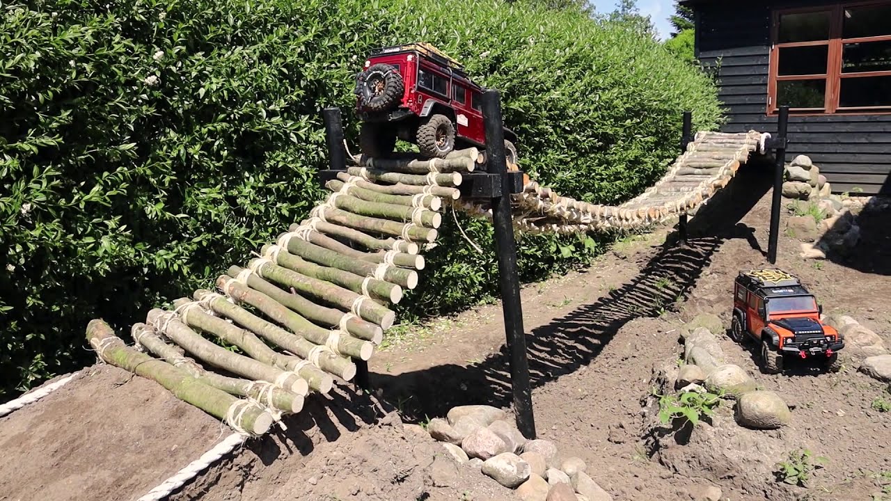 How To Make A Suspension Bridge For RCTrucks - YouTube
