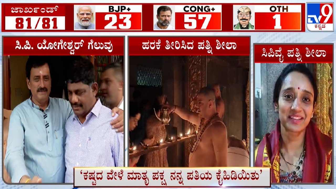 Channapatna Bypoll: CP Yogeshwar Wife Sheela Fulfills Vow At Hole ...